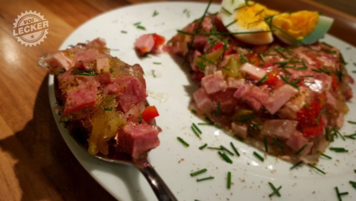 Rezept für voi des leckere Wurstsuiz – also Wurstsülze