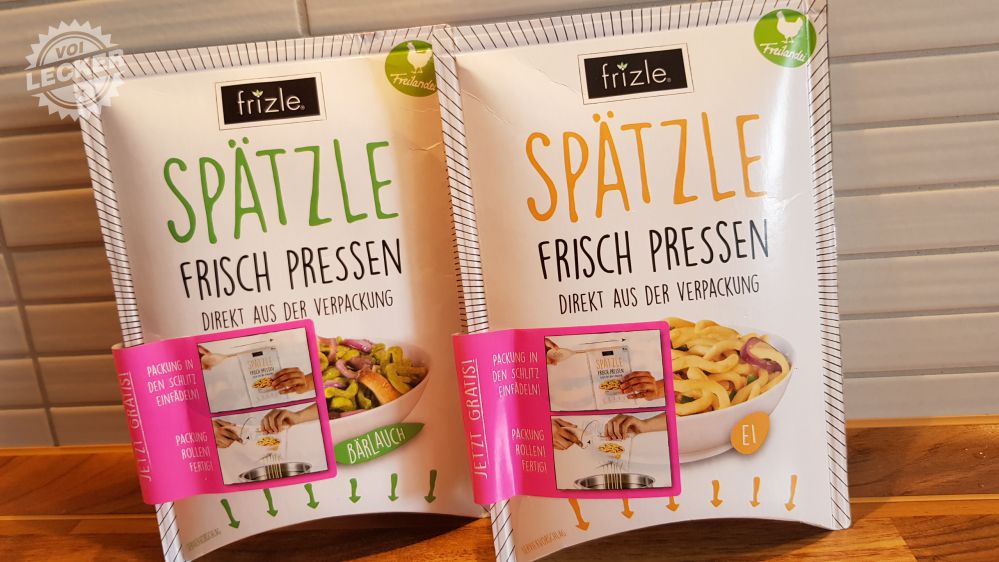 Frizle Spätzle – Test der Frischen Spätzle zum selber Pressen